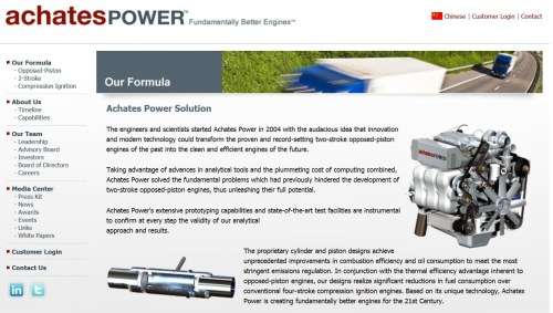 Achates Power Opposed-Piston engine more fuel efficient than four ...